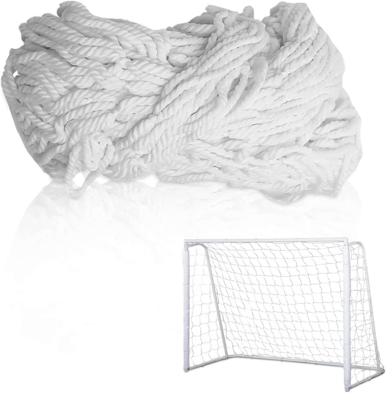 BURIBURIBURIBURI Soccer Goal Net, Soccer Replacement Goal Nets Sports ...