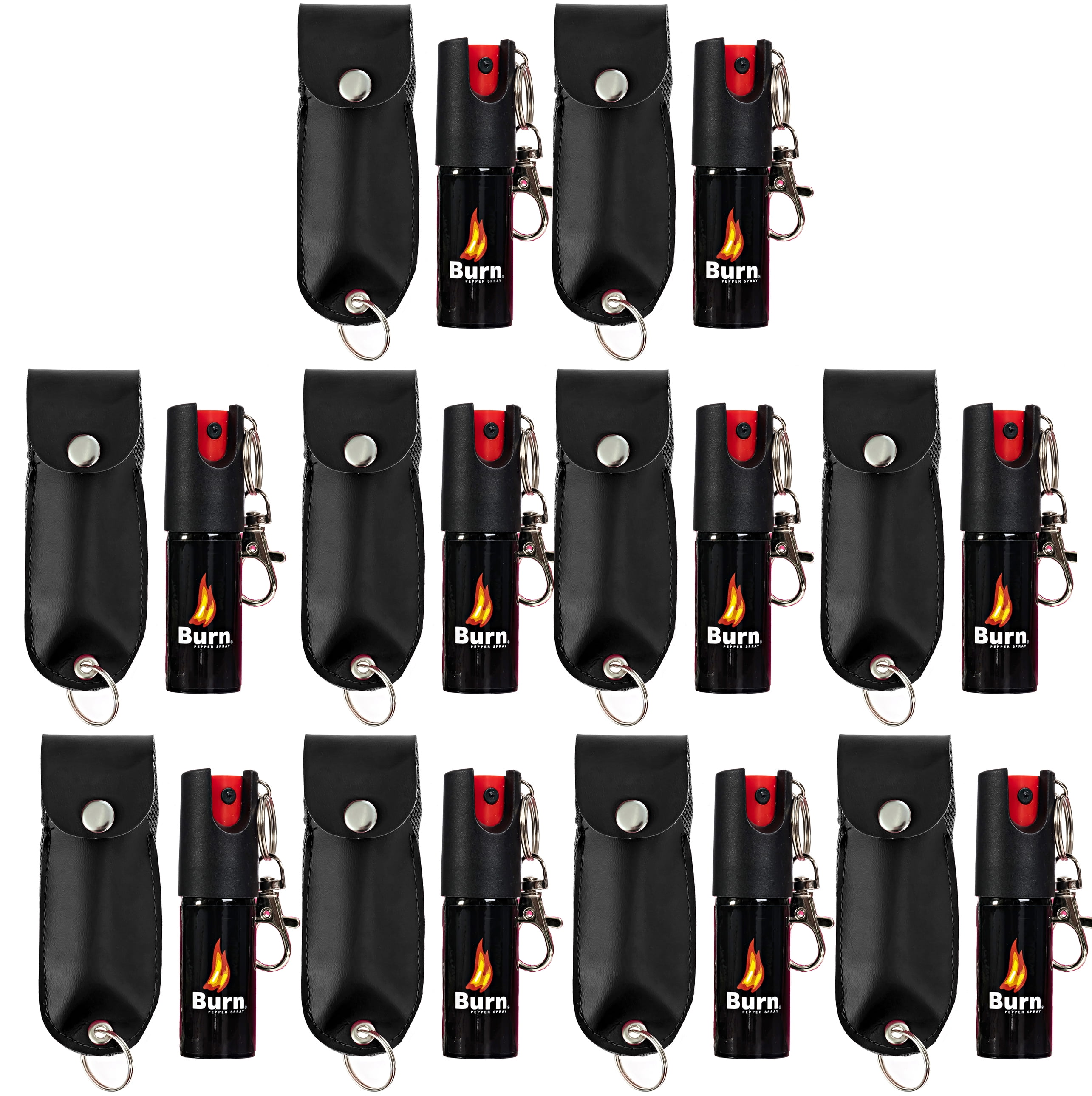 BURN Pepper Spray 1/2oz - Black 10 Pack - Walmart.com