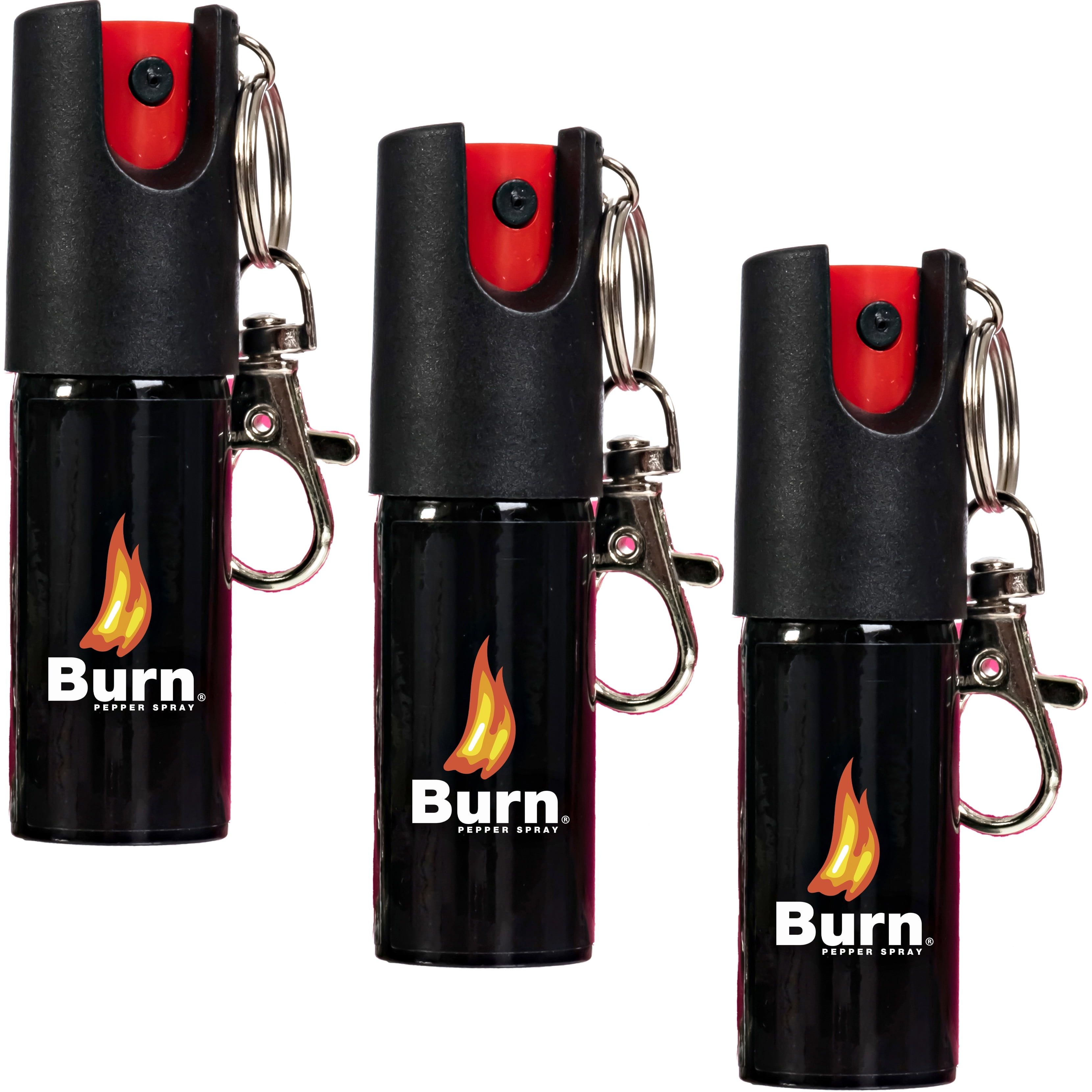 BURN Pepper Spray 1/2oz Black 3 Pack - Walmart.com