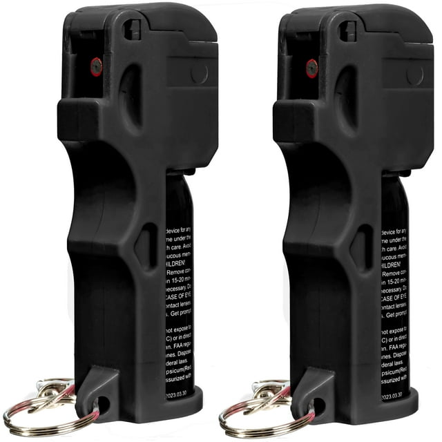 BURN Pepper Spray for Self Defense - Max Strength OC Spray - 1/2oz Flip ...