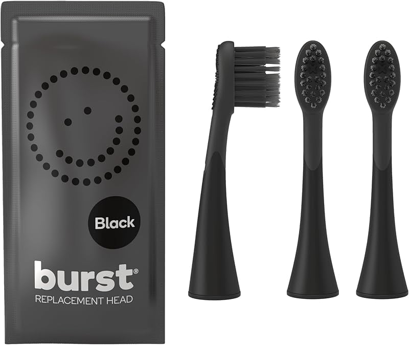 BURST Genuine Replacement Heads for Original Sonic Electric Toothbrush (Rose Gold/3 Pack ...