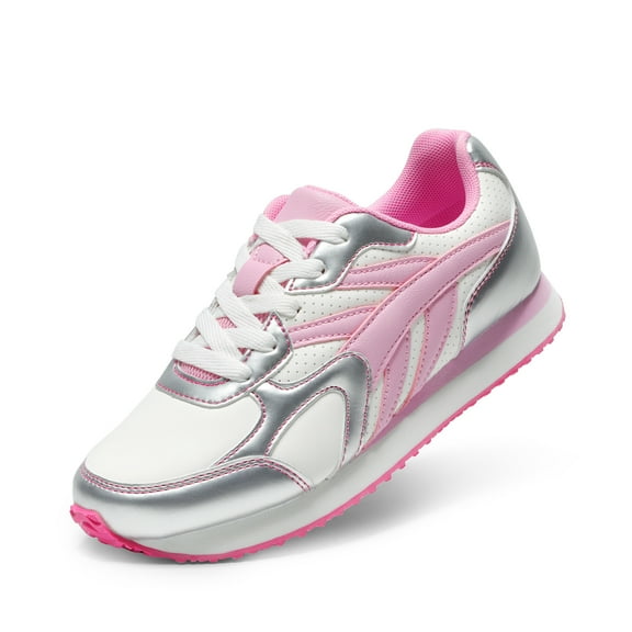Girls Sneakers Kids Lightweight Running Shoes Children Casual Lace-up ...