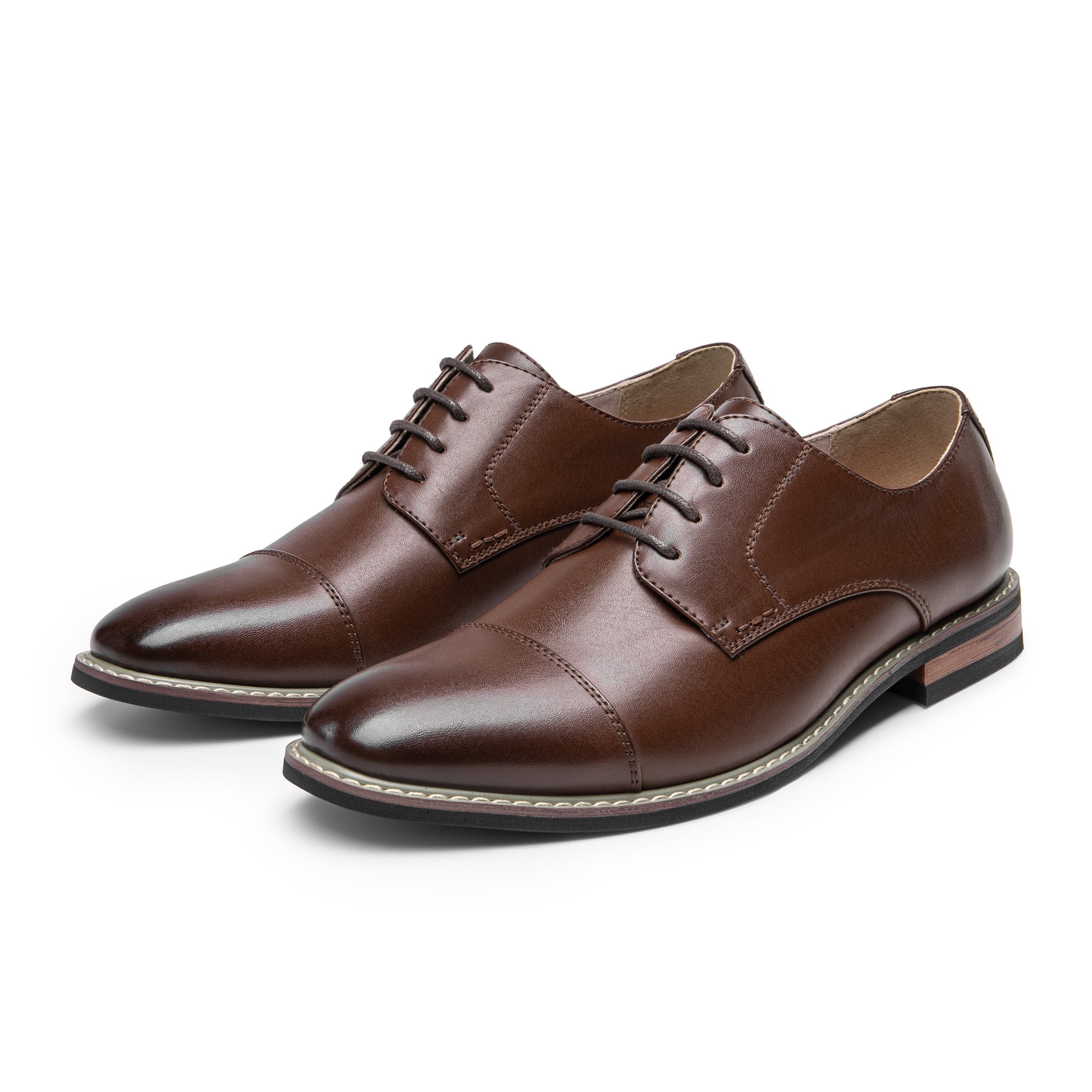 BURUDANI Italy Men's Prince Classic Modern Formal Oxford Wingtip Lace ...