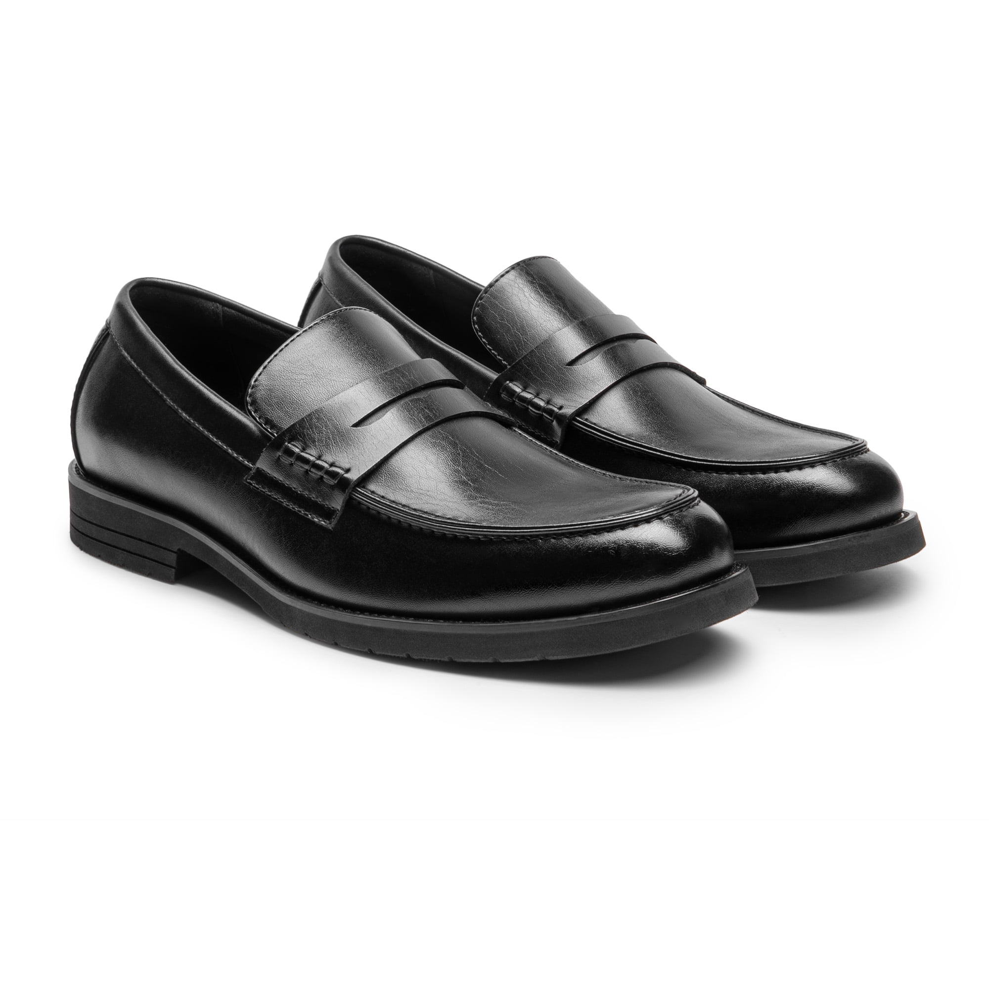 BURUDANI Men's Dress Slip-on Penny Loafers Business Formal Shoes ...