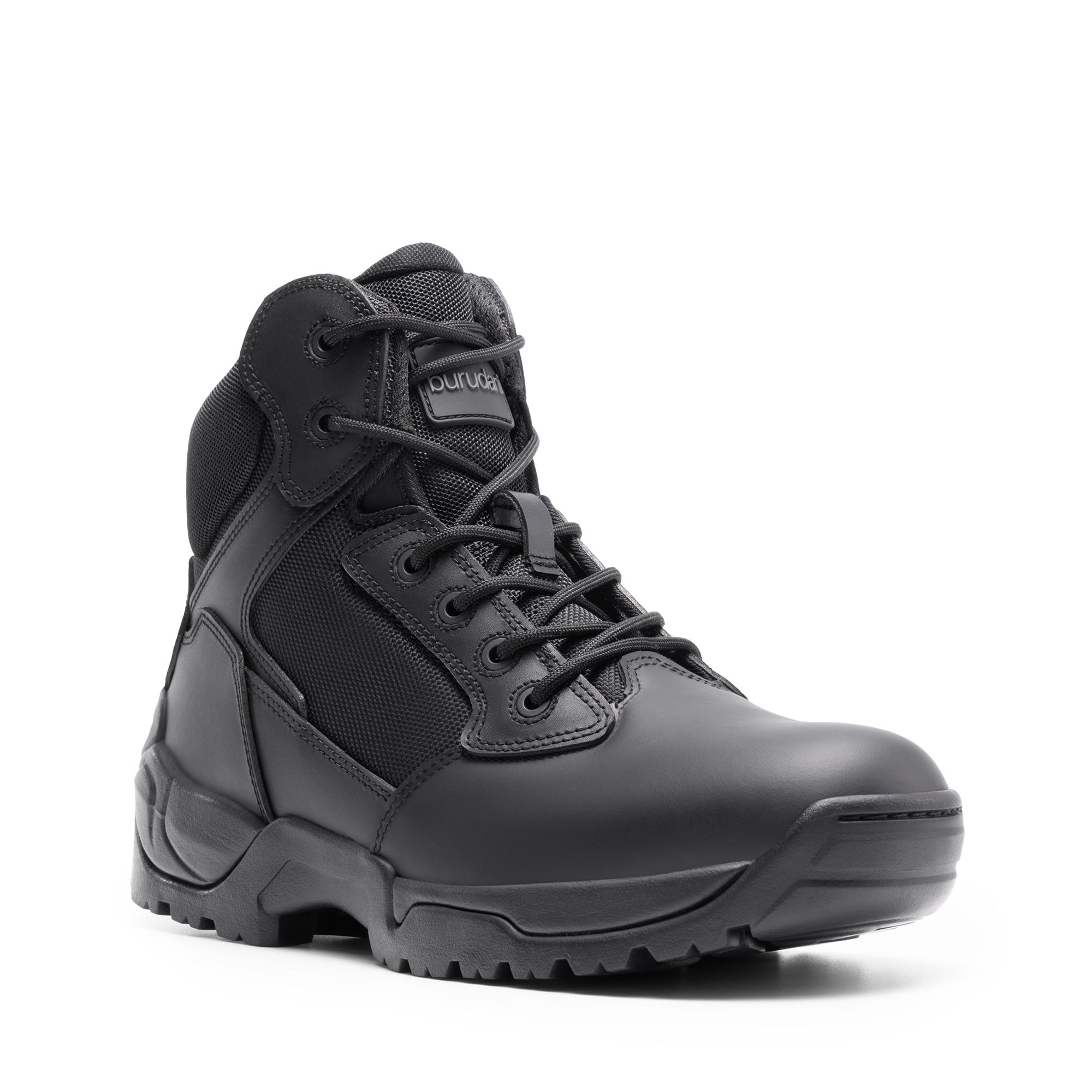 BURUDANI Men's Military Tactical Work Boots Hiking Motorcycle Combat ...