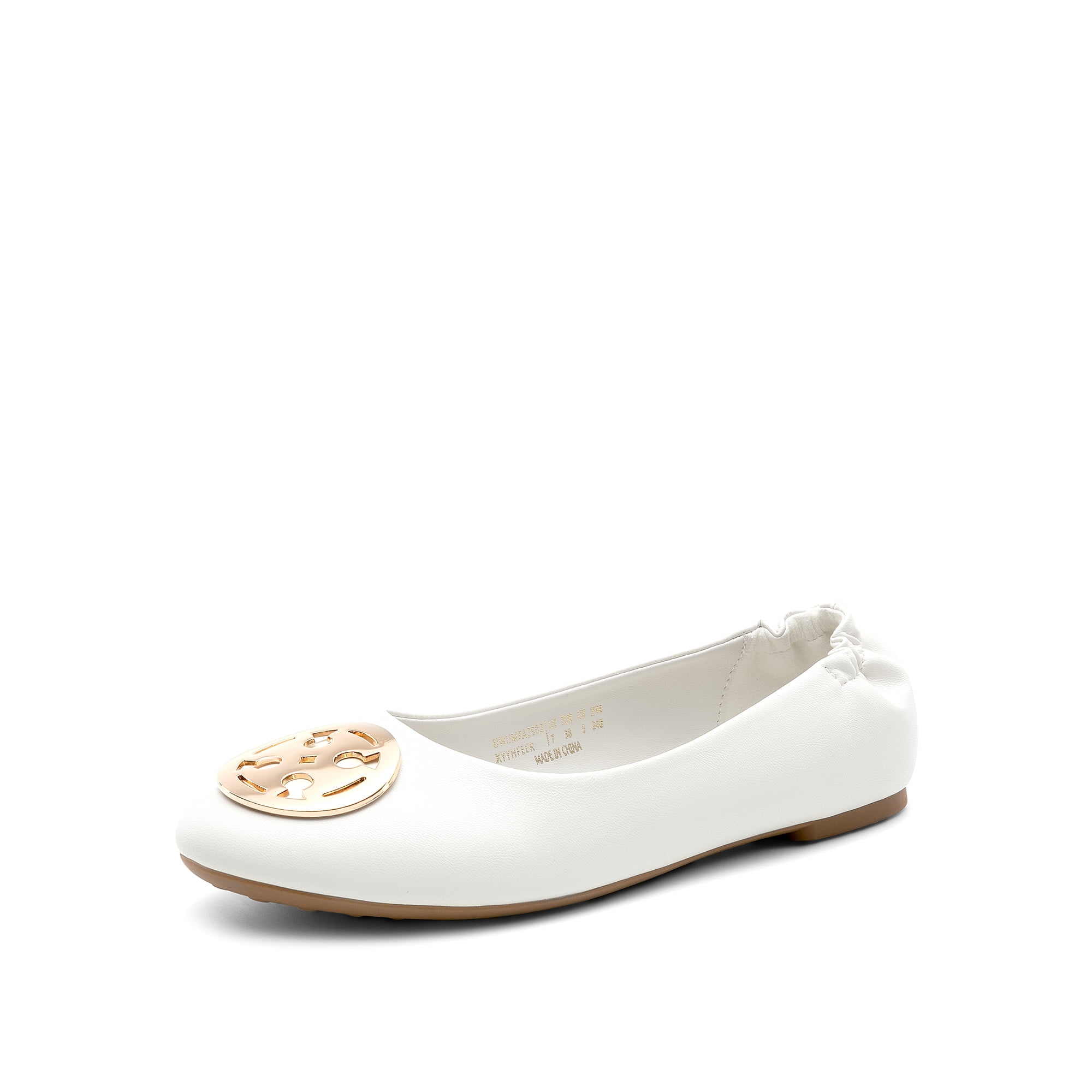 BURUDANI Women's Ballet Flats Comfortable Slip On Work Flat Shoes with ...