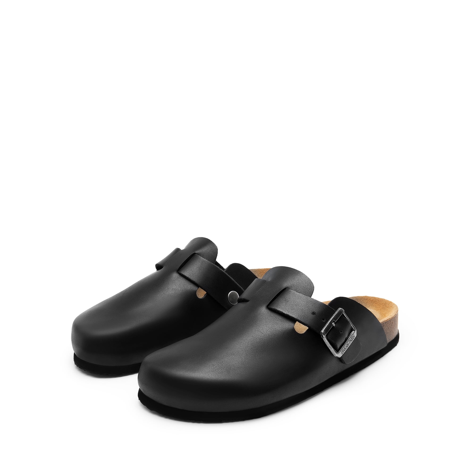 DREAM PAIRS Women's Buckle Slip-on Cork Clogs & Mules Round Toe Couple ...