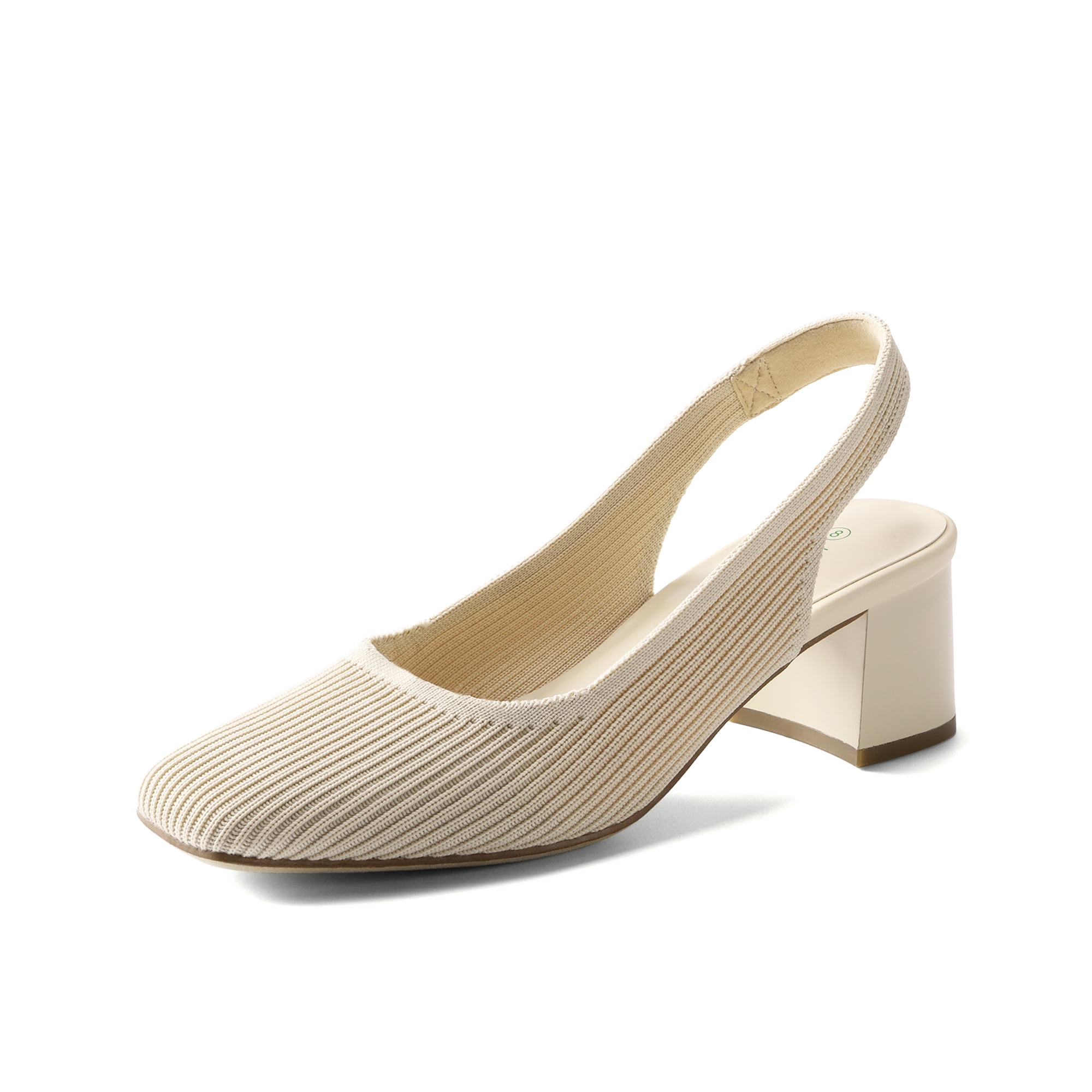 BURUDANI Women's Chunky Heels Square Toe Work Pumps Comfortable ...