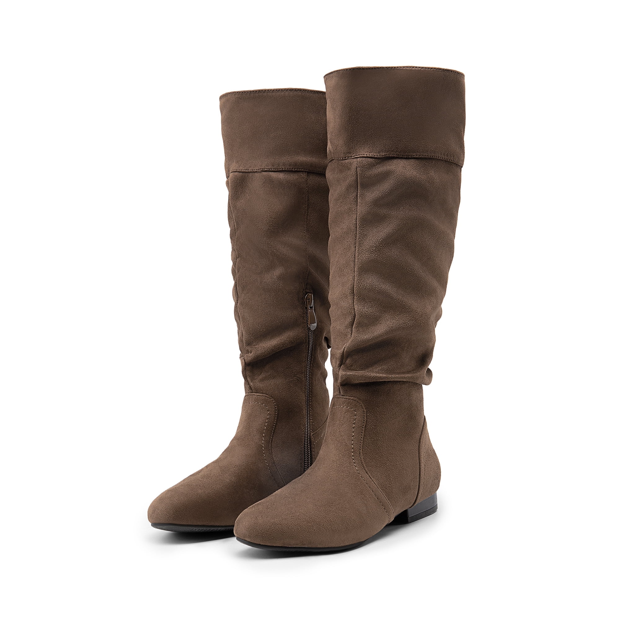 DREAM PAIRS Women's Knee High Pull On Fall Weather Winter Riding Boots ...