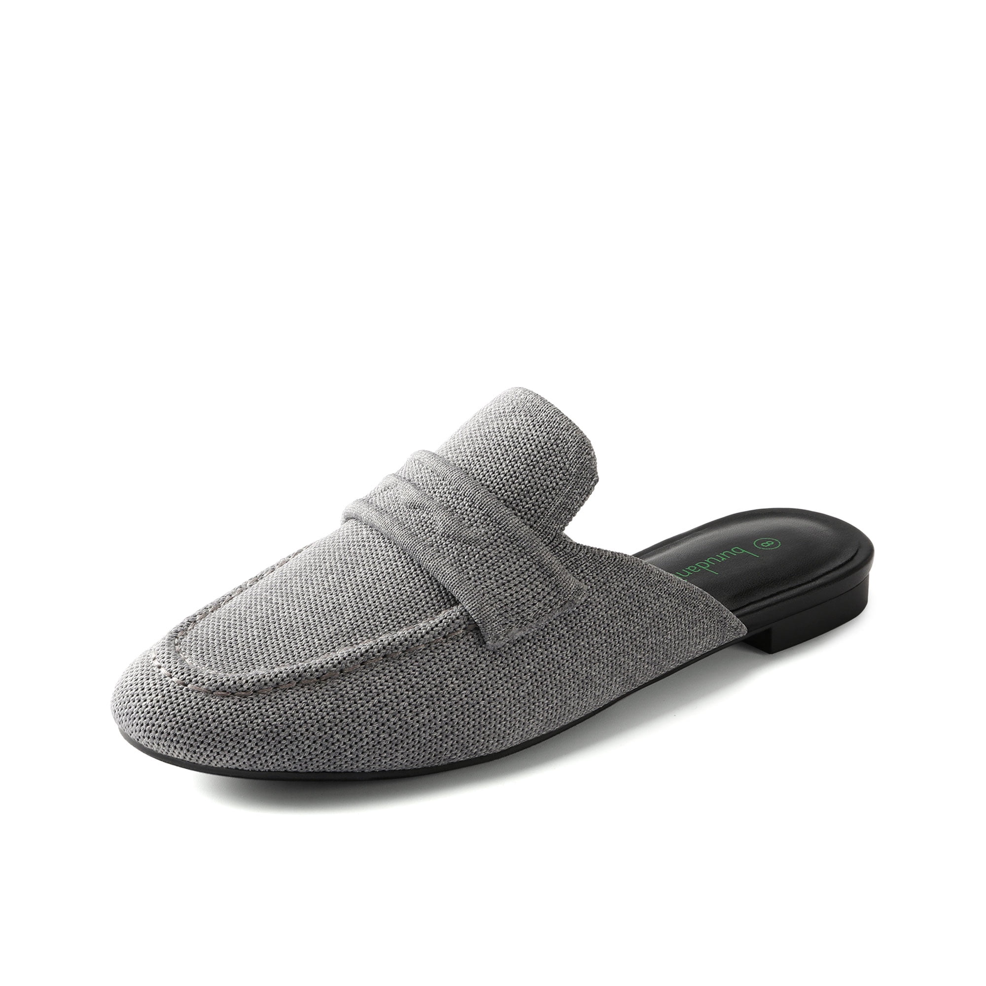 BURUDANI Women's Knit Mules Comfortable Round Toe Casual Slip On Mules ...