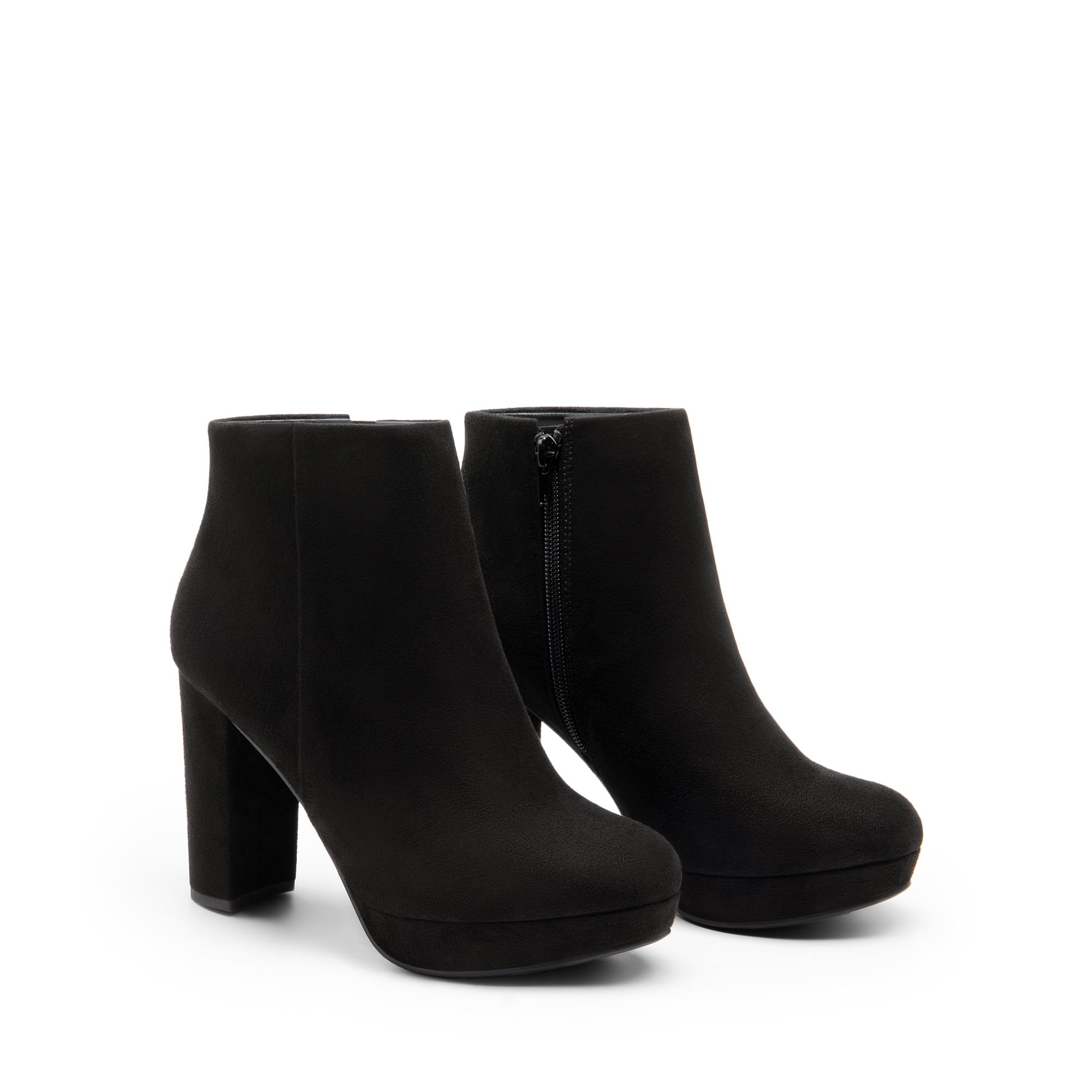 BURUDANI Women's Minimalist Platform Ankle Booties - Walmart.com