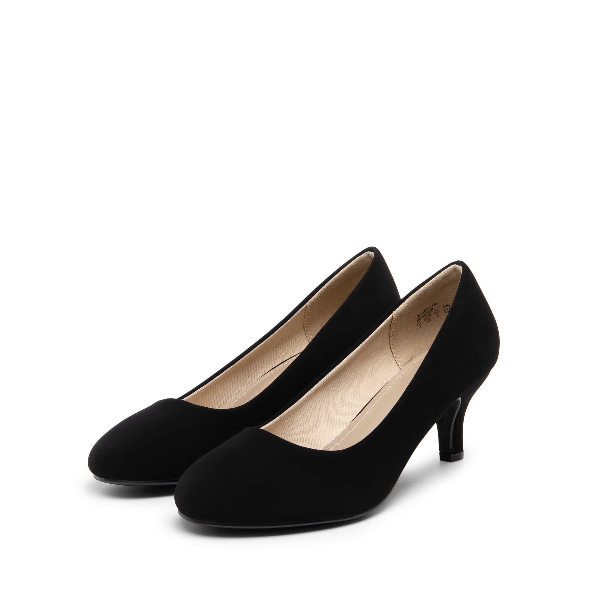 BURUDANI Women's Slip On Wedding Shoes Party Dress Low Heel Pumps Shoes ...