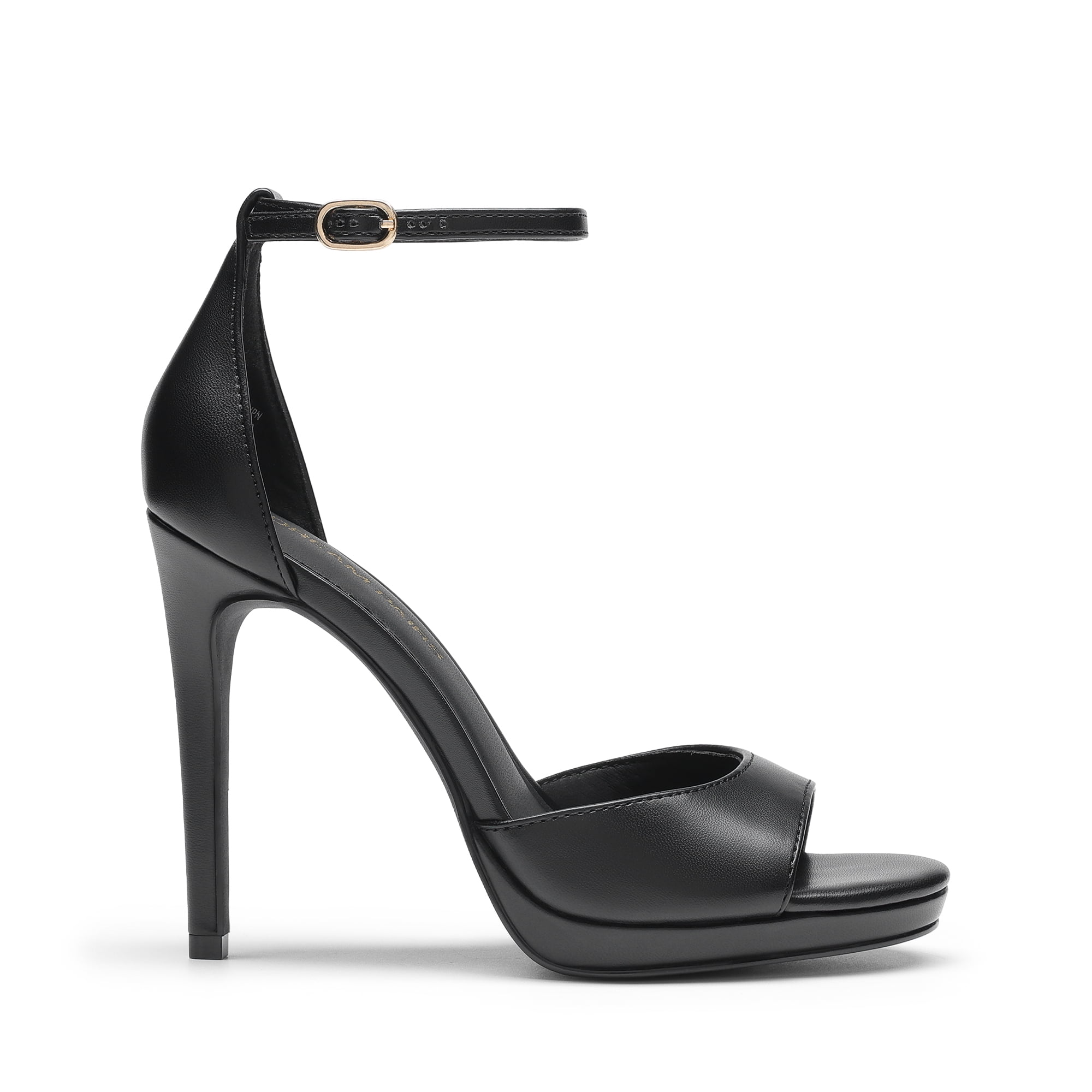 BURUDANI Women’s Stiletto Heels – Open Toe Ankle Strap High Heels for ...