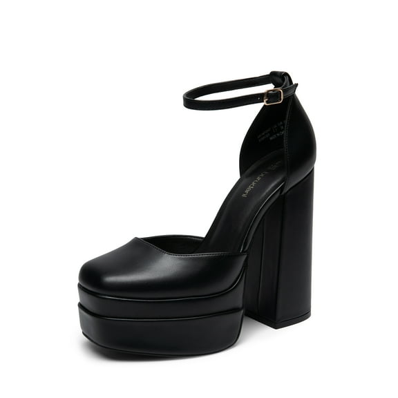 Dakaela Women's Platform High Heels Chunky Block Heeled Sandals ...