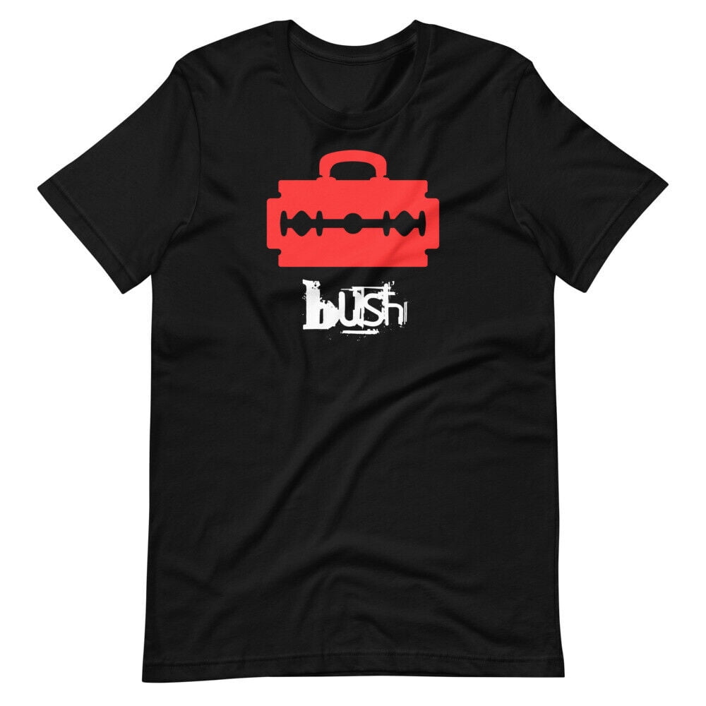 BUSH Razorblade Suitcase Original Art Graphic Tee Short-Sleeve Unisex T ...