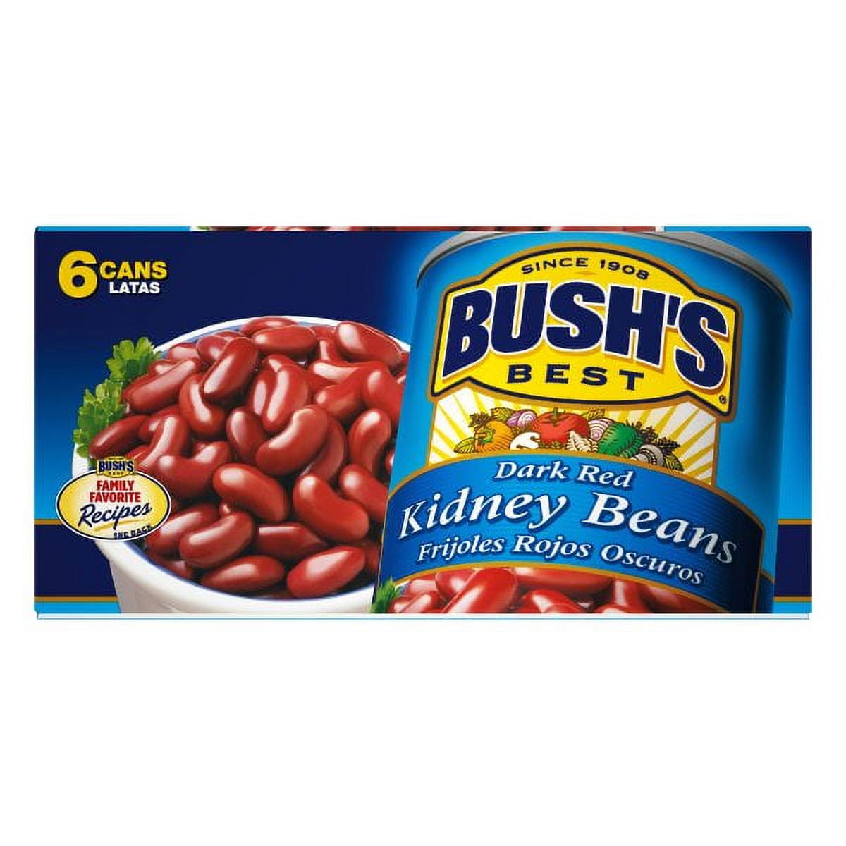 BUSH'S BEST Kidney Beans Dark Red - Walmart.com