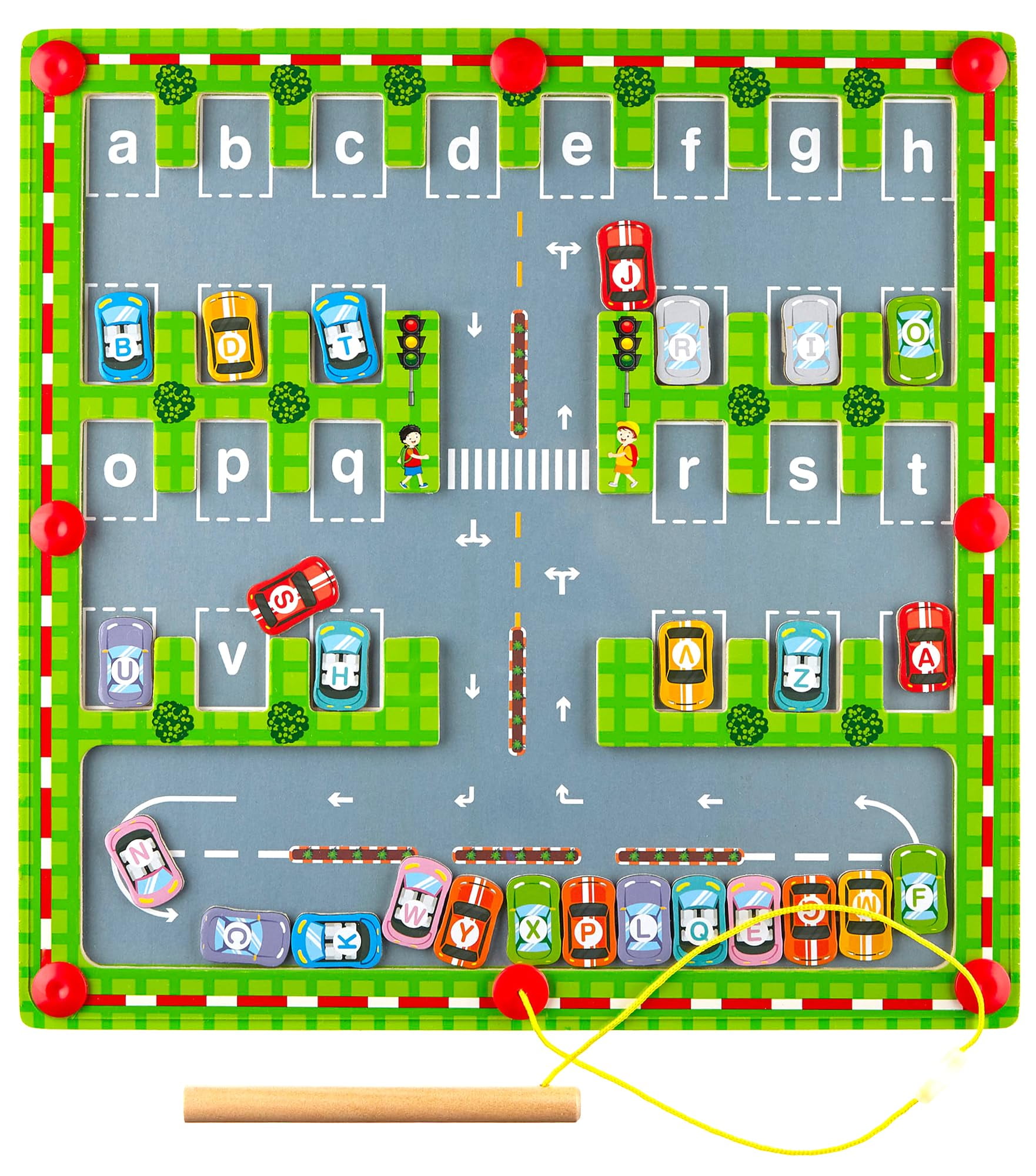 BUSLIK Magnetic Alphabet Maze STF9 Board Letter Puzzle - Kids ABC ...