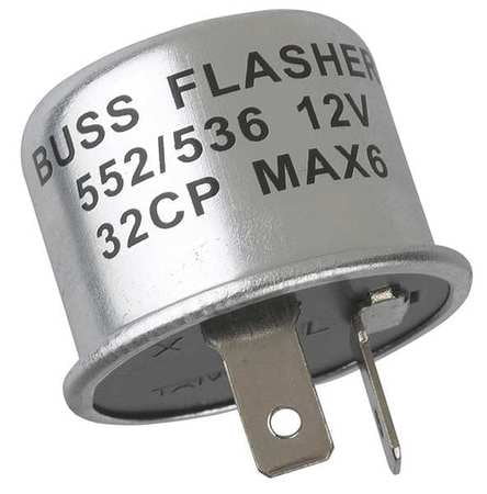 BUSSMANN NO.552 - 12.8 Amp Thermal Flasher With Two Terminals; Flashes ...