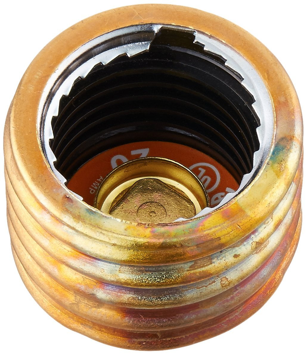 BUSSMANN SA-20 - 20 Amp Branch Circuit Edison Base Fustat Fuse Adaptor ...