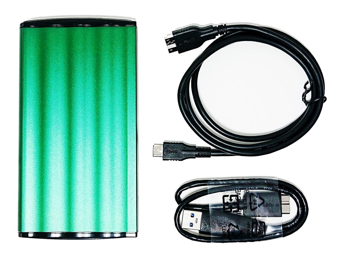 BUSlink CipherShield - Hard drive - encrypted - 8 TB - on-the-go, slim - external (portable) - 2 ...