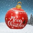 BUTASY Christmas Ball 60CM Outdoor Christmas Inflatable Decorated Ball ...