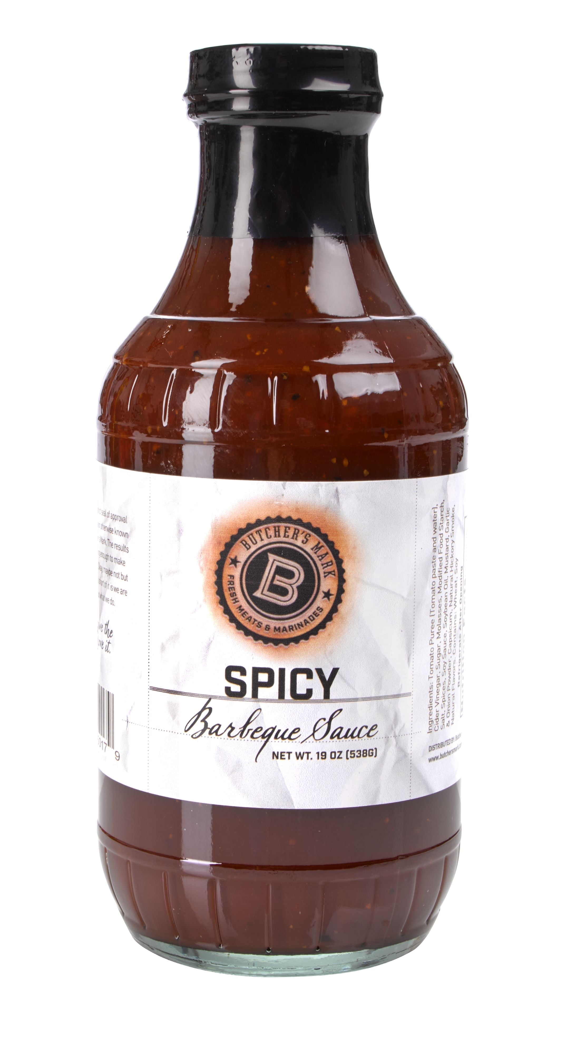 BUTCHER'S MARK Spicy Gourmet BBQ Sauce 19oz - Walmart.com