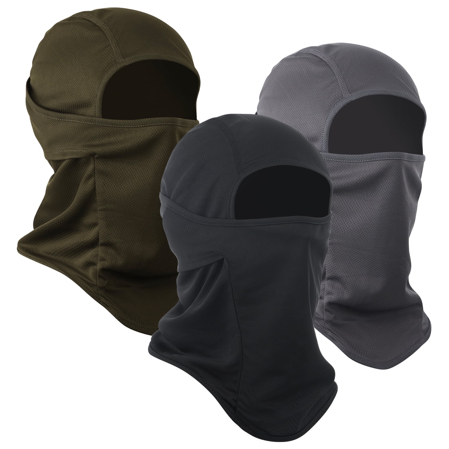 BUTKLNYTS 3 pairs Balaclava Unisex Thin Multi-purpose Full-Face Winter ...