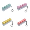 BUTOMKY 4Pcs 4-in-1 Keyboard Fidget Toy Keychain - Clicky Silent Creamy ...