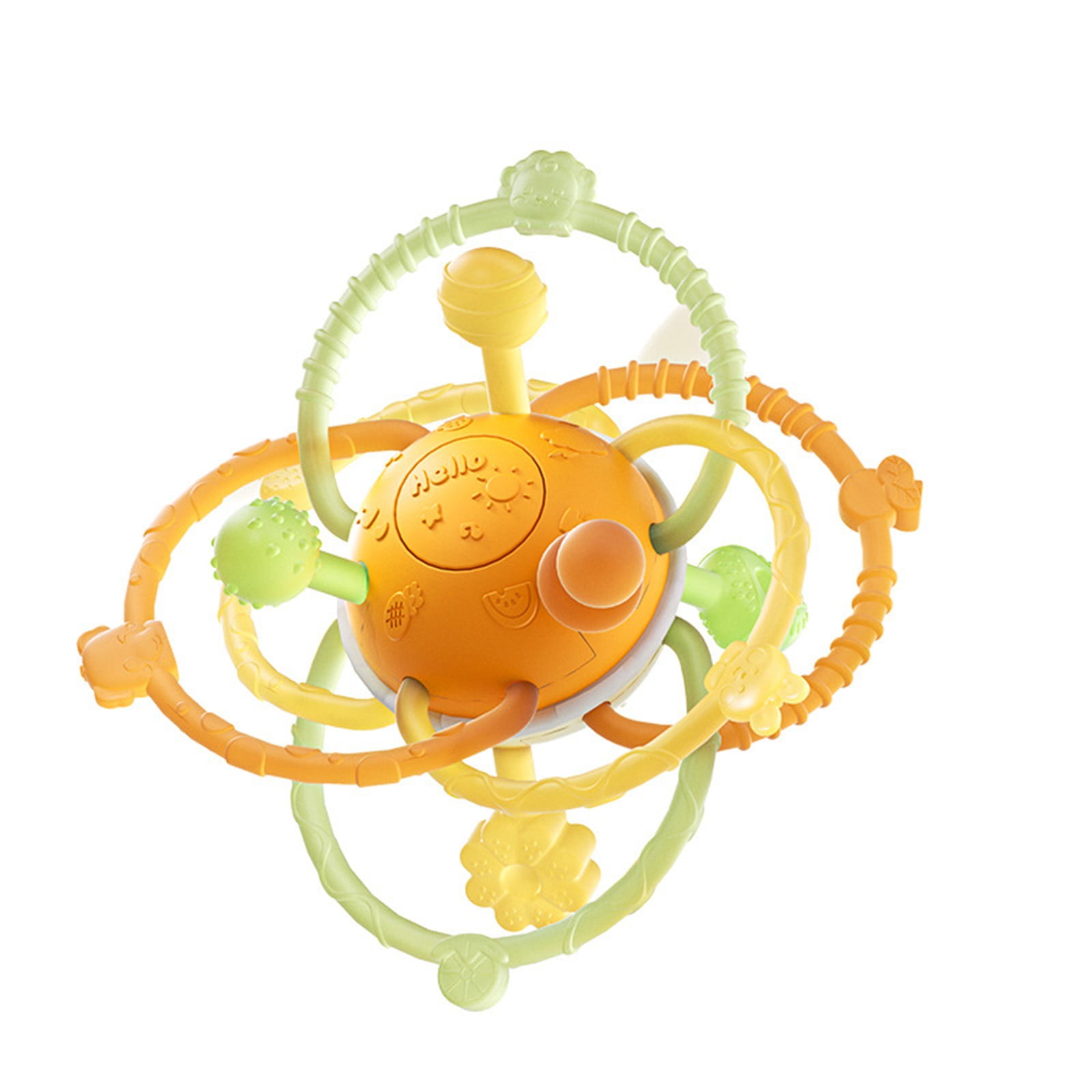 BUTOMKY Baby Sensory Teething Toys - BPA Free Montessori Teether Ball ...