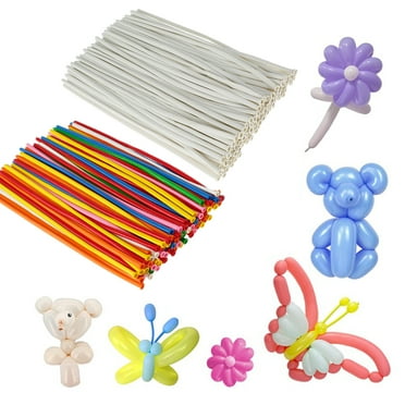 Penck 200Pcs Long Balloons Kit with Manual Blower, 260Q Twisting Animal ...