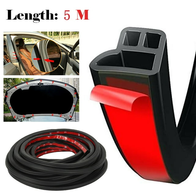 BUTORY 5M L-Shape Moulding Rubber Weatherstrip,universal Self Adhesive ...