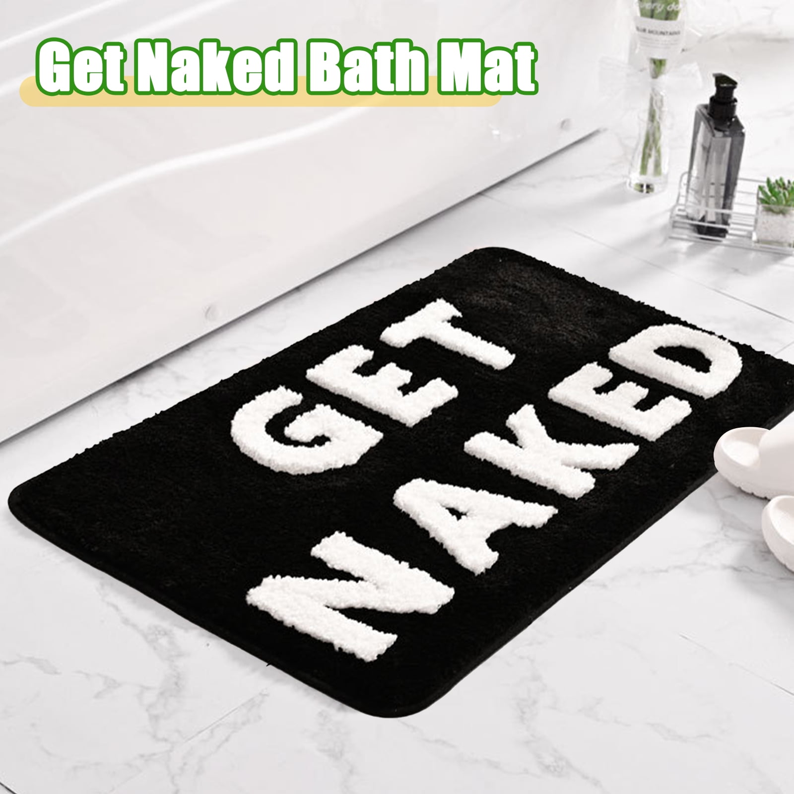 BUTORY Bath Mat Ultra-Absorbent Floor Mat Anti-Slip Bathroom Rug ...