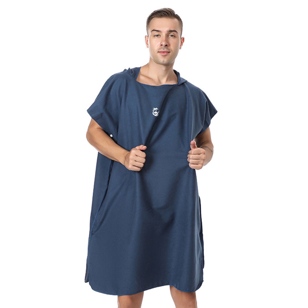 BUTORY Beach Towel Poncho Beach Surf Quick Drying Towels for Adults ...