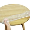 Walter Drake Clear Vinyl Elasticized Round Fitted Table Cover 45" - 56 ...