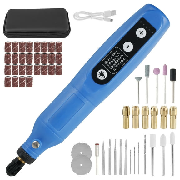 Mini Electric Rotary Tool Set with Led Light & Digital Display, 16,000 ...