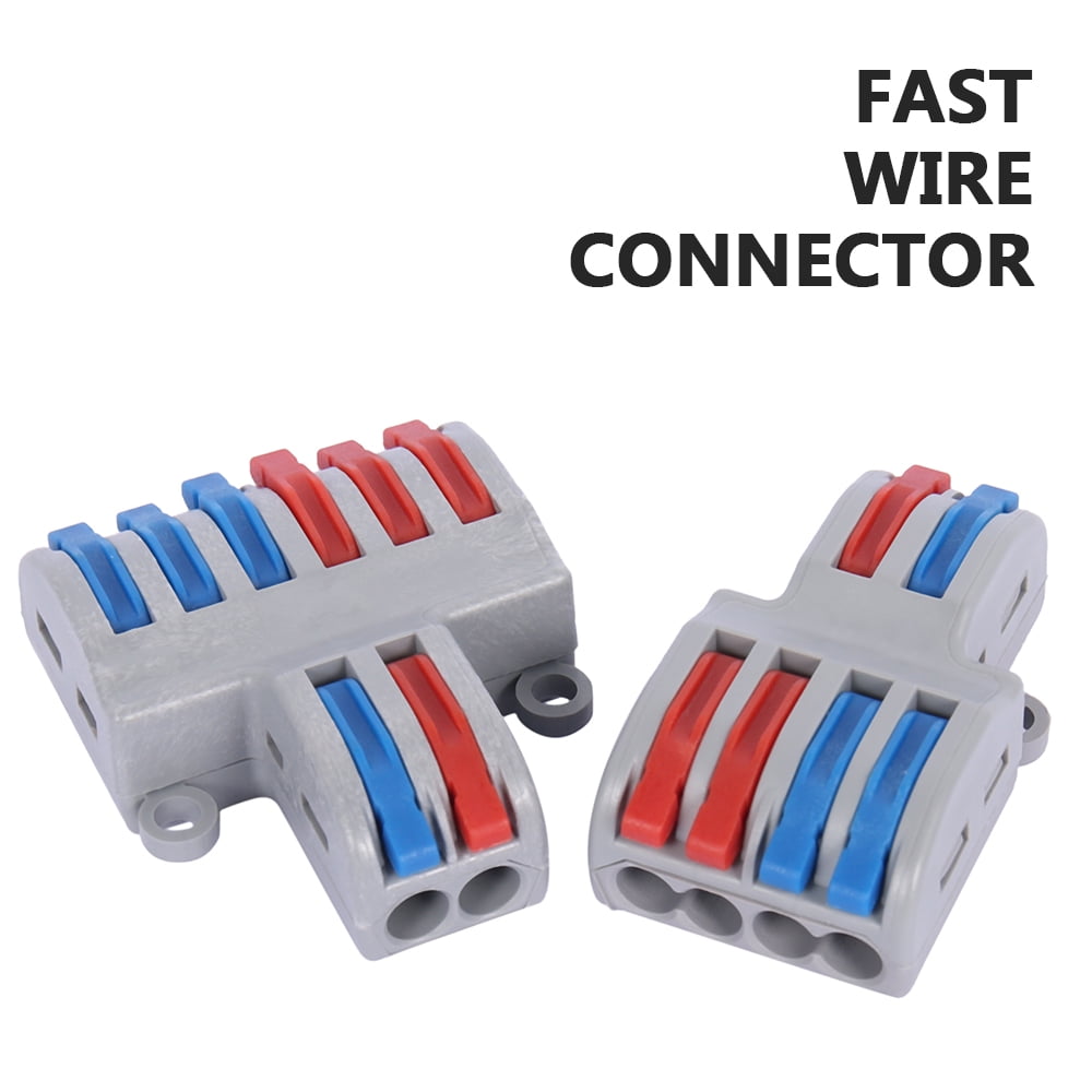BUTORY Mini Fast Wire Connector Terminal Block Universal Colorful ...