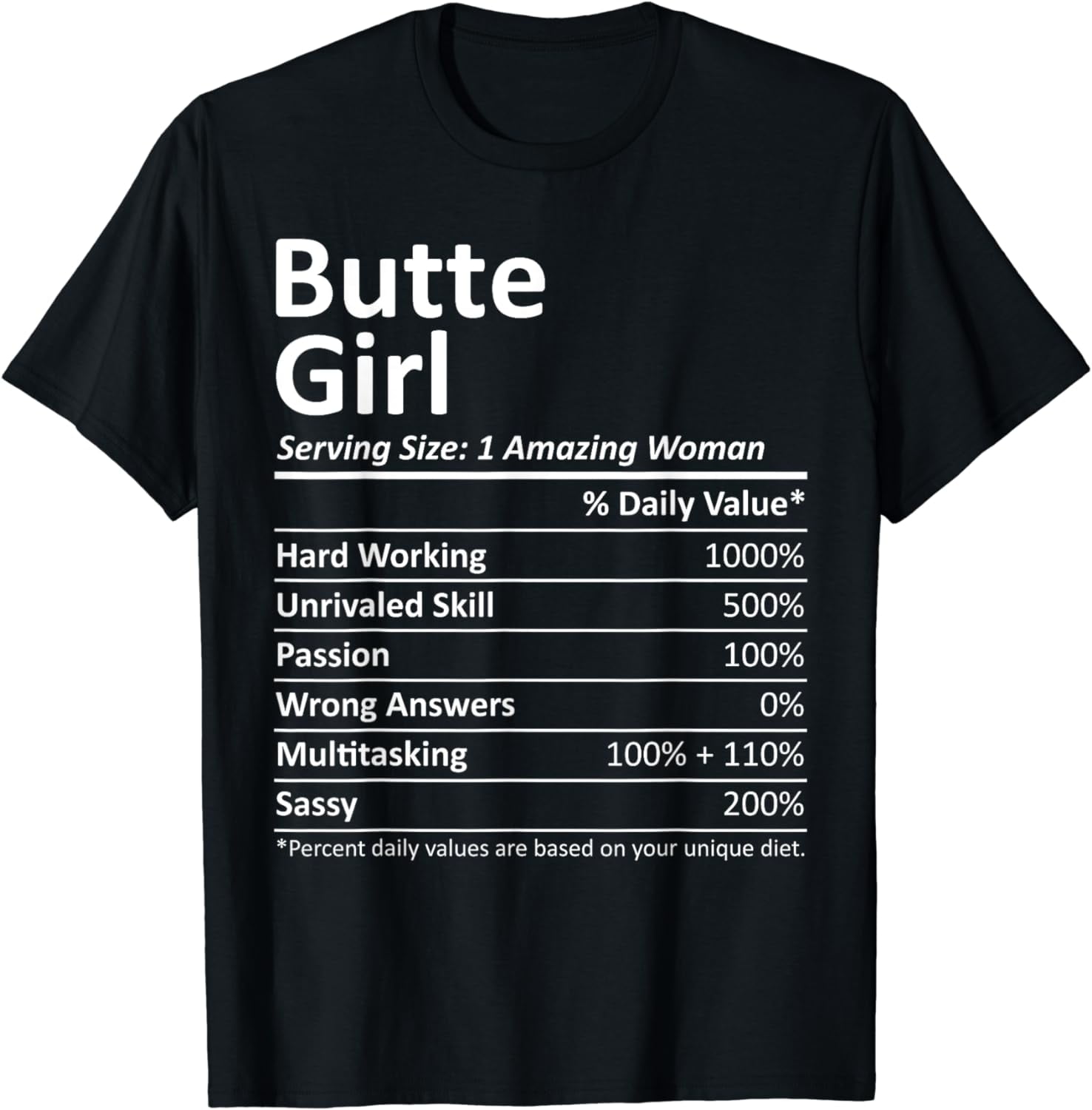 BUTTE GIRL MT MONTANA Funny City Home Roots USA Gift T-Shirt - Walmart.com