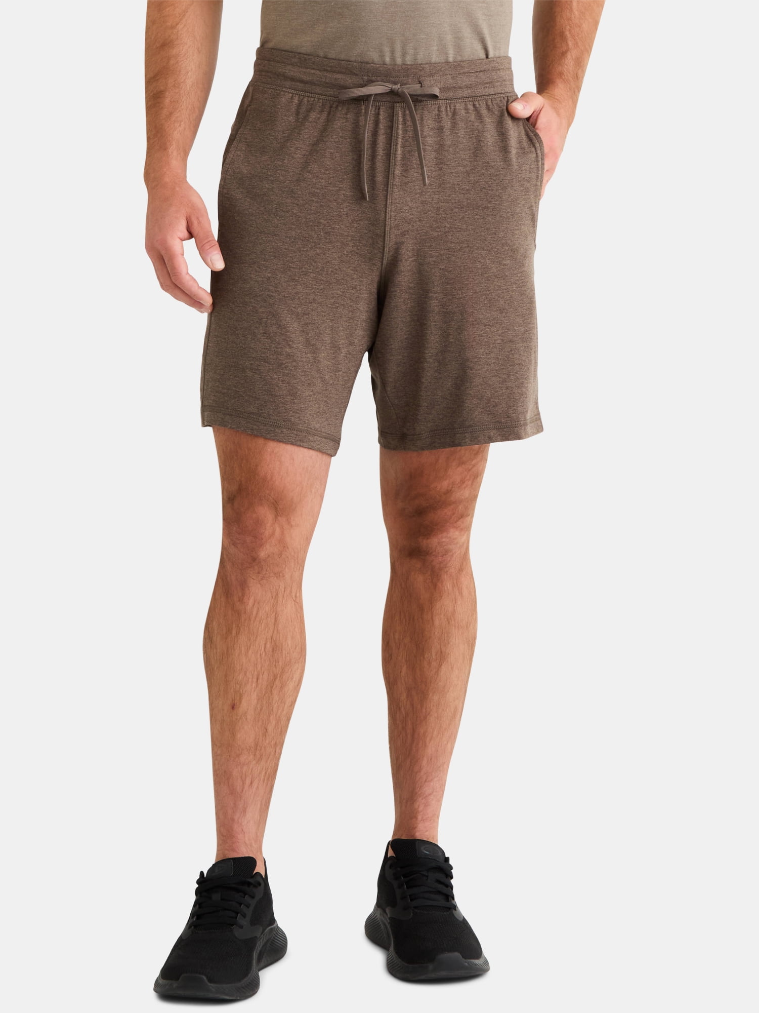 Athletic Works Men's and Big Men's Soft ButterCore Shorts, 6" & 8 ...