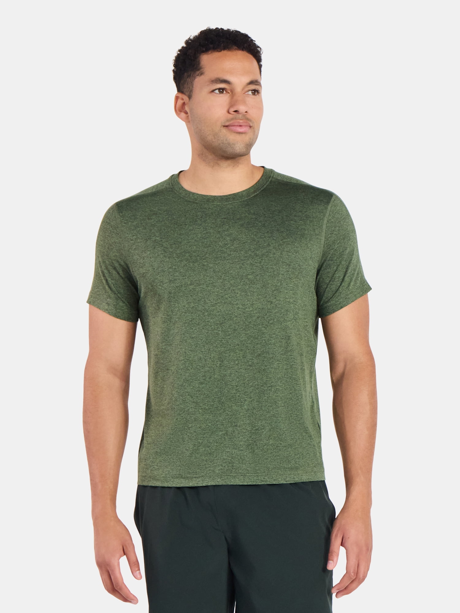 Athletic Works Men's and Big & Tall Men's Soft ButterCore Tee with ...