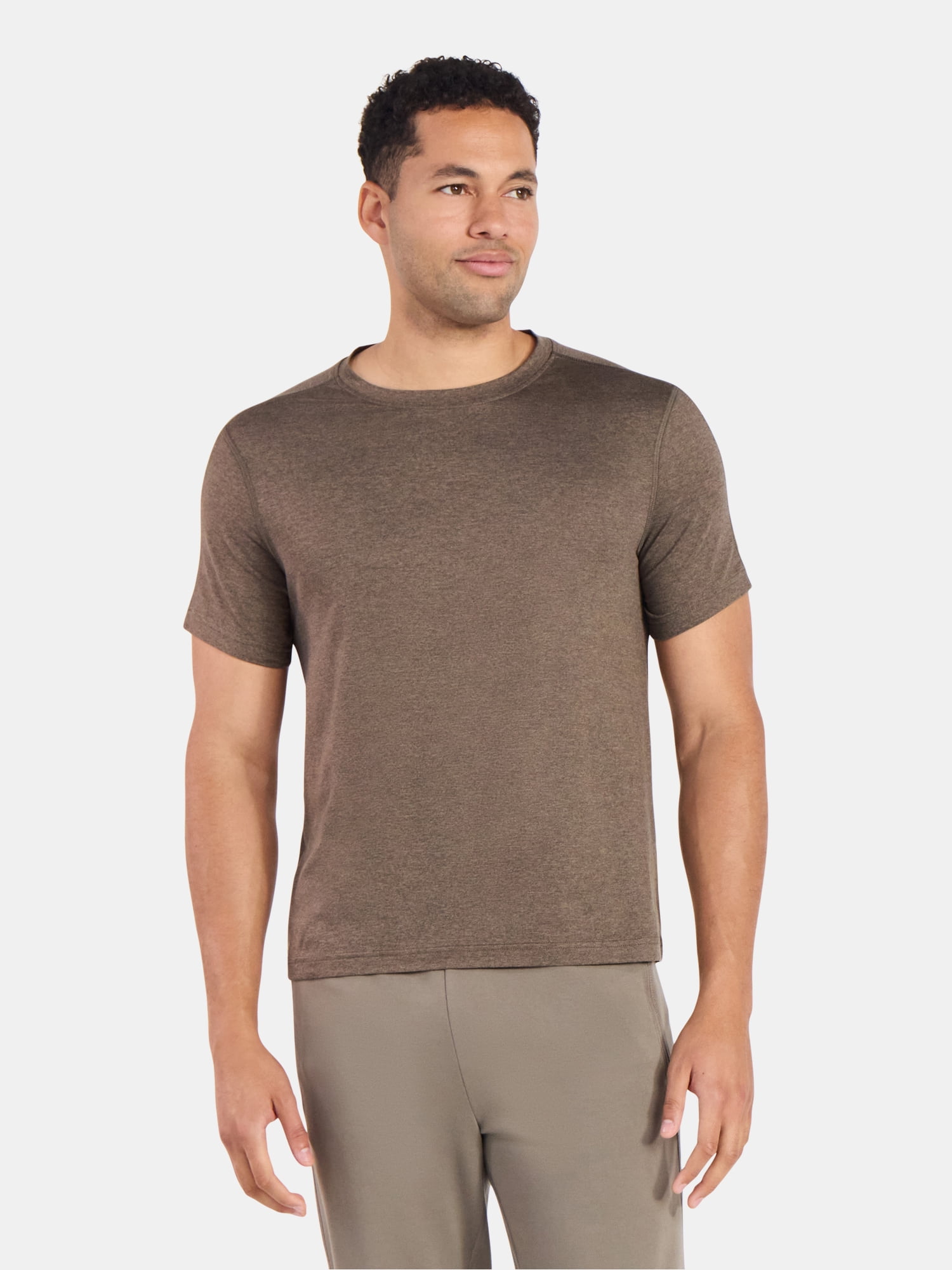 Athletic Works Men's and Big & Tall Men's Soft ButterCore Tee with ...