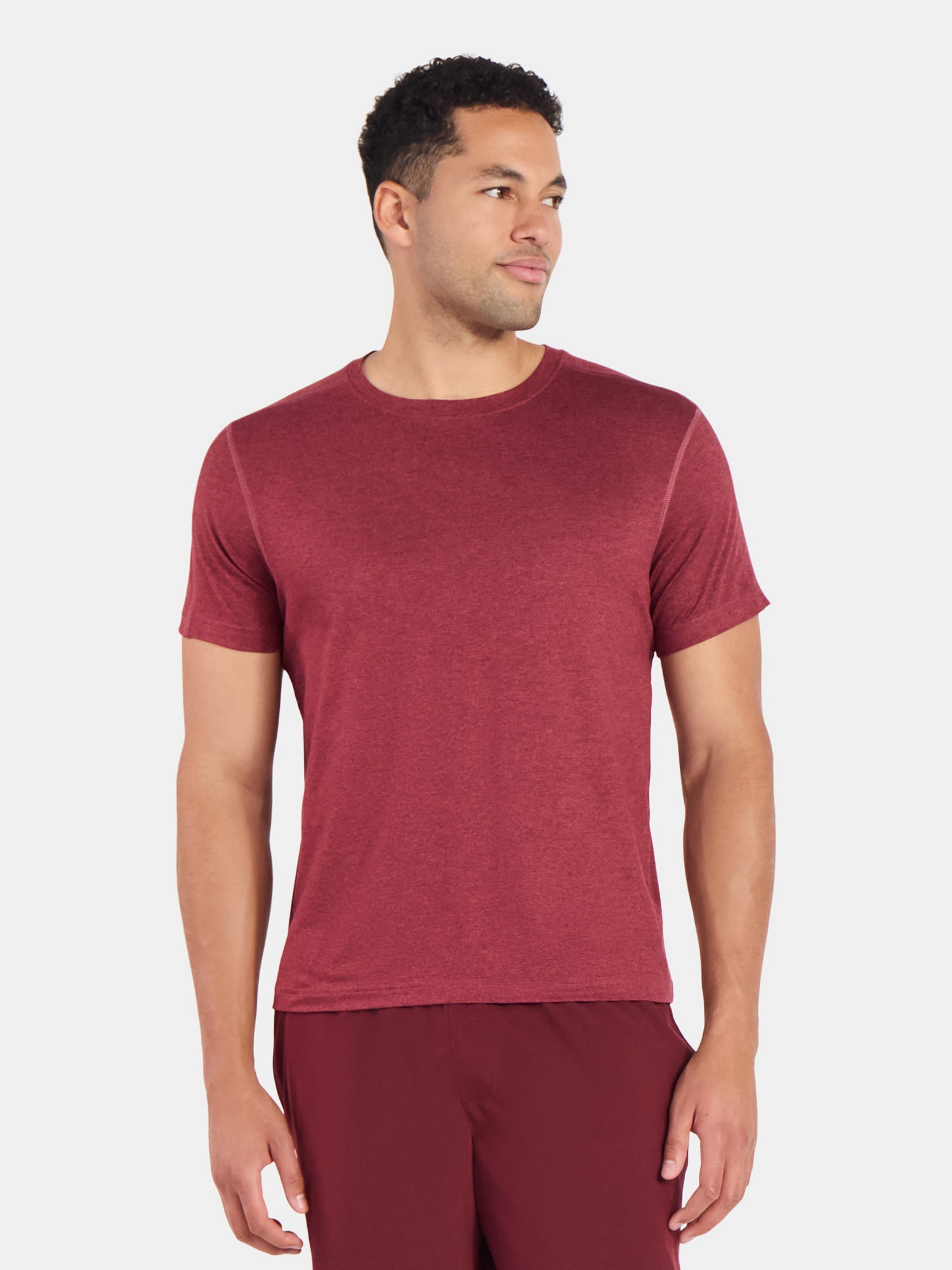 Athletic Works Men's and Big & Tall Men's Soft ButterCore Tee with ...