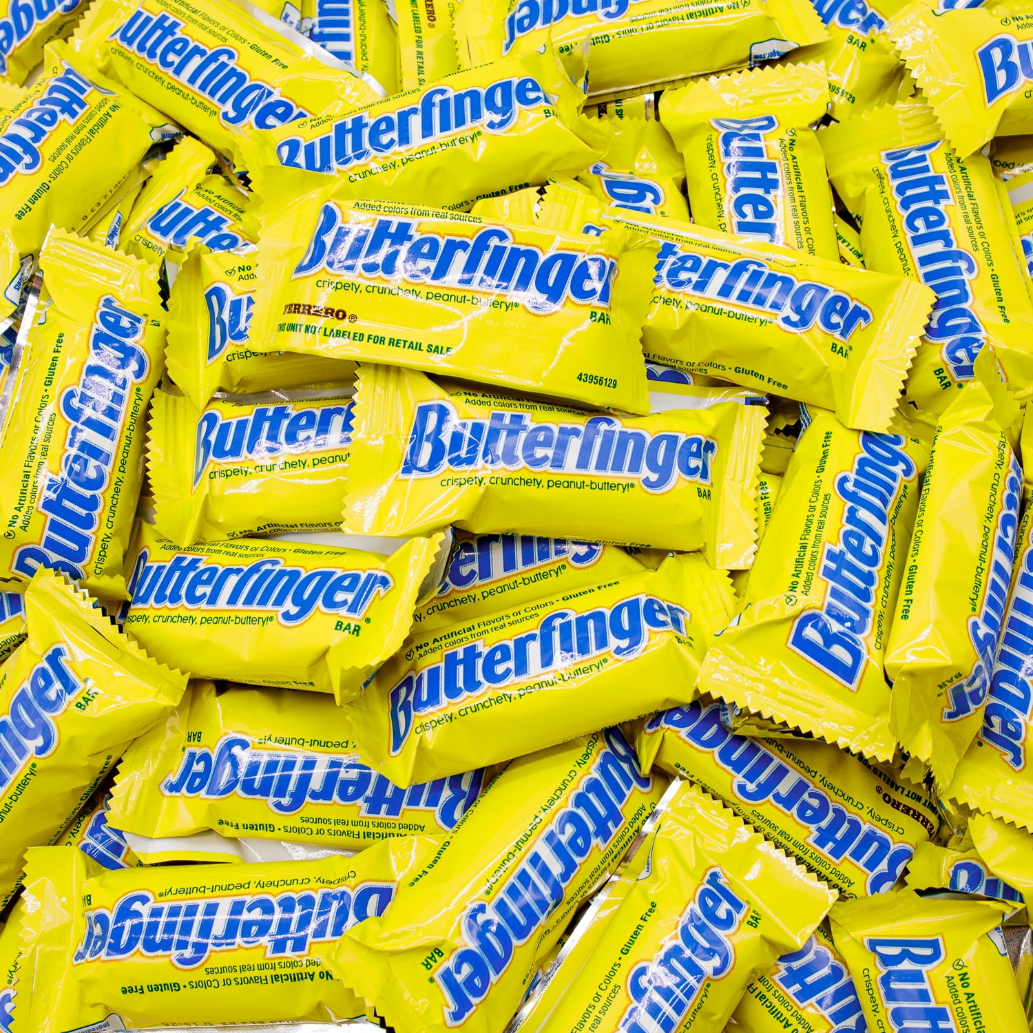 BUTTERFINGER Candy Bars 1 lb Fun Size – Bulk Bag, Crisp, Chocolatey ...