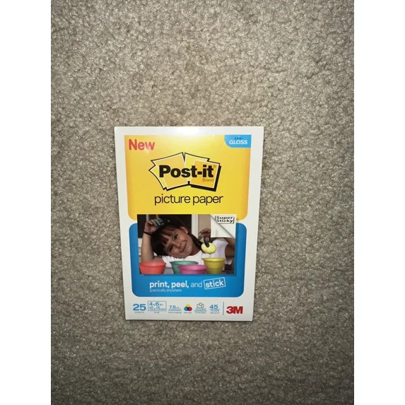 BUTTERFLY- Post-It Picture Paper - Print Peel & Stick Semi-Gloss 25 ...