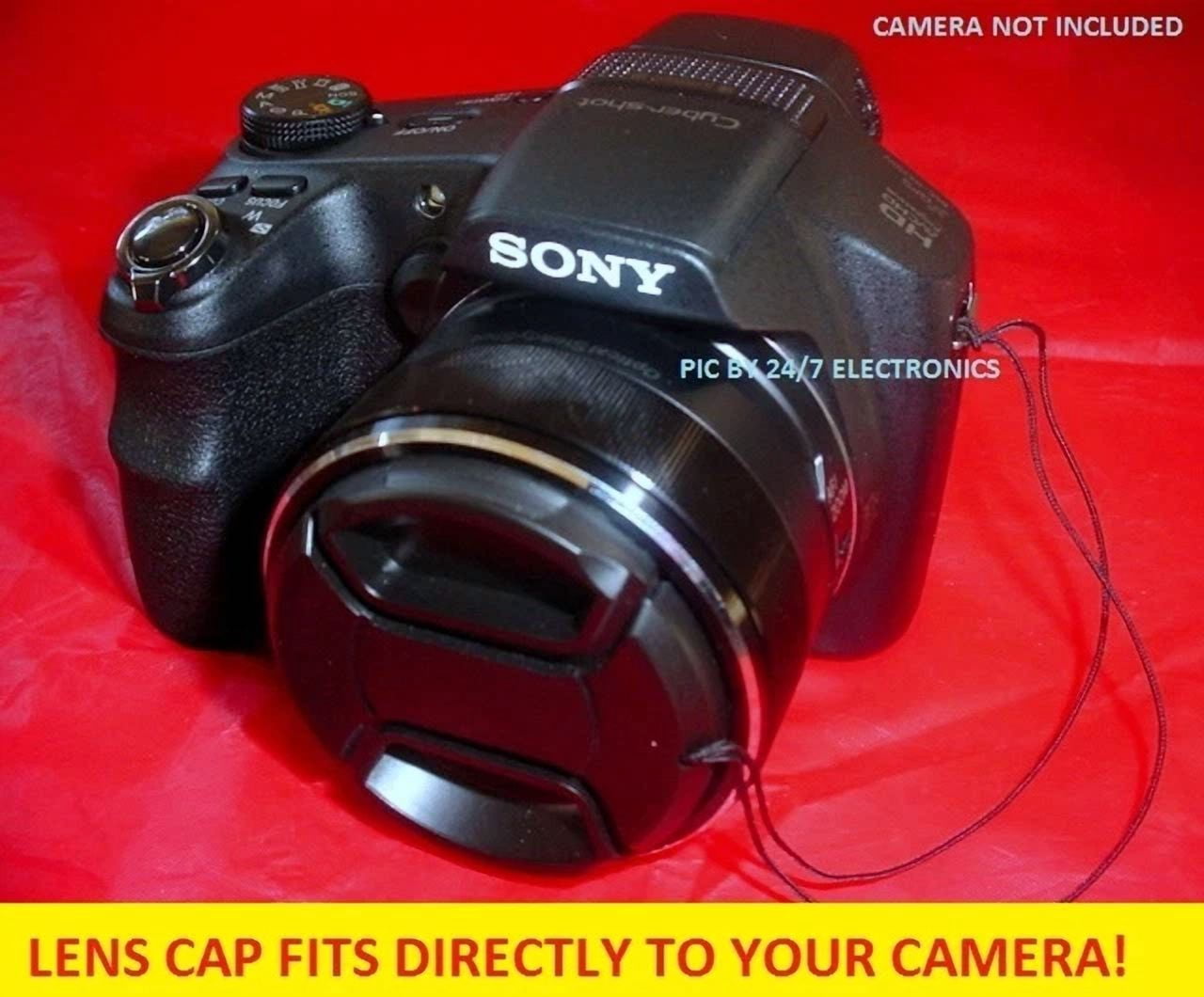 BUTTERFLY- Snap-On Front Lens Cap Direct To Camera :Cyber-Shot Sony Dsc ...