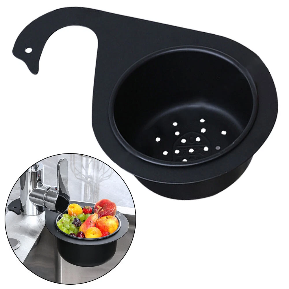 BUTTERFLY- Swan Sink Strainer Basket & Hanging Fruit/Veg Draining Rack ...