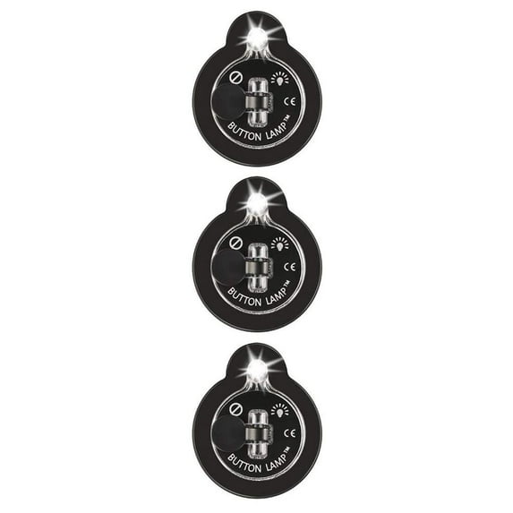 Button Lamp, Adhesive LED Light Package, BL-5475, 3 Pack - Walmart.com