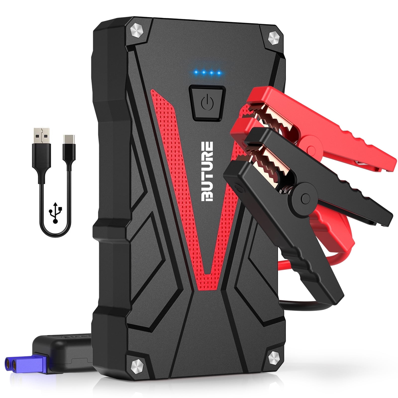 BUTURE Car Jump Starter, 2000A 16800mAh, for up to 8.0L Gas/6.5L Diesel ...