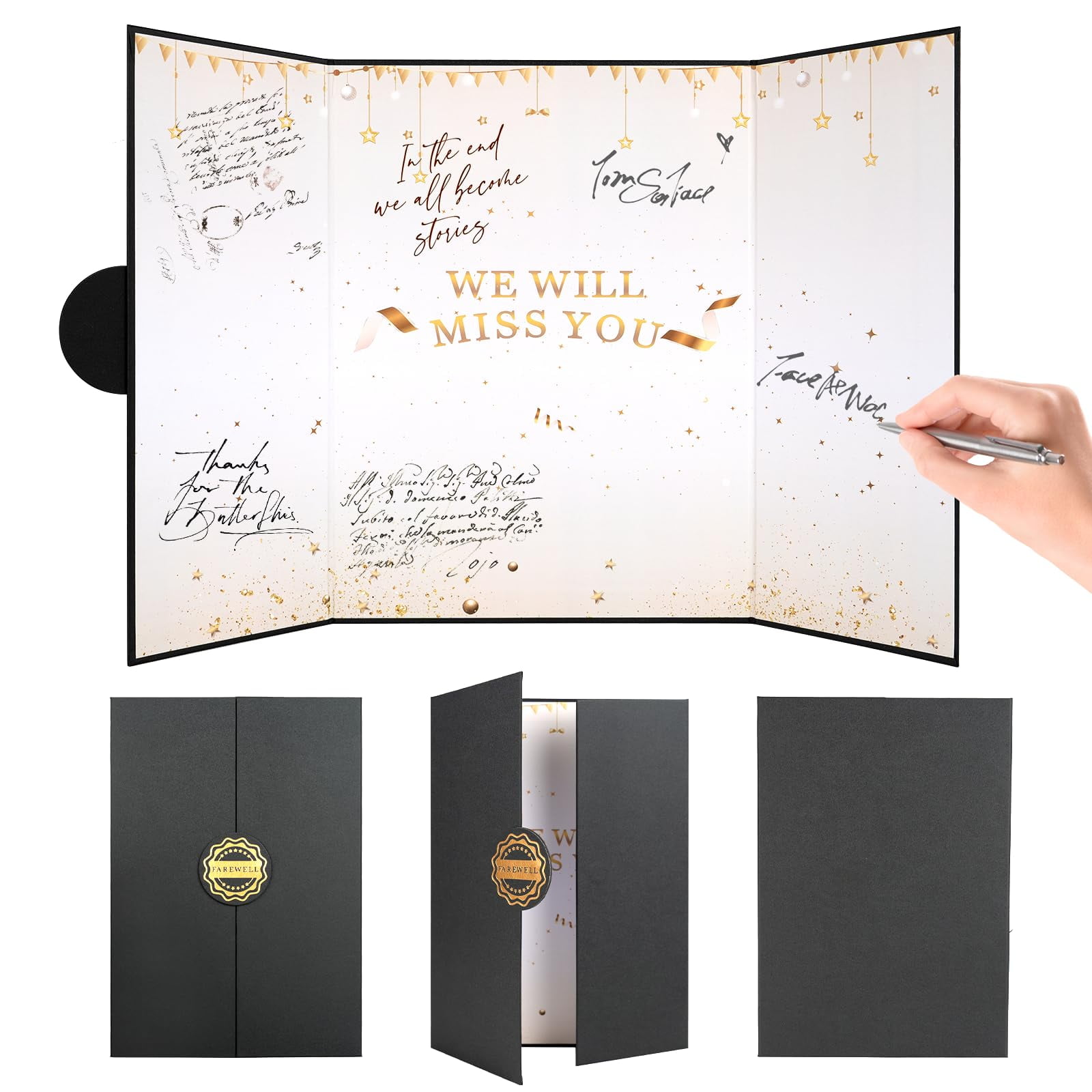 BUUQII Farewell Guest Book MMF7 Cards, Going Away Party Farewell Gifts ...