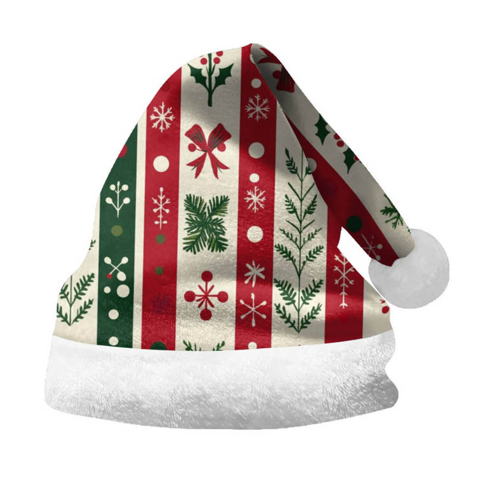 BUWTTED Christmas Hats for Womens Unisex Vintage Xmas Graphic Winter ...