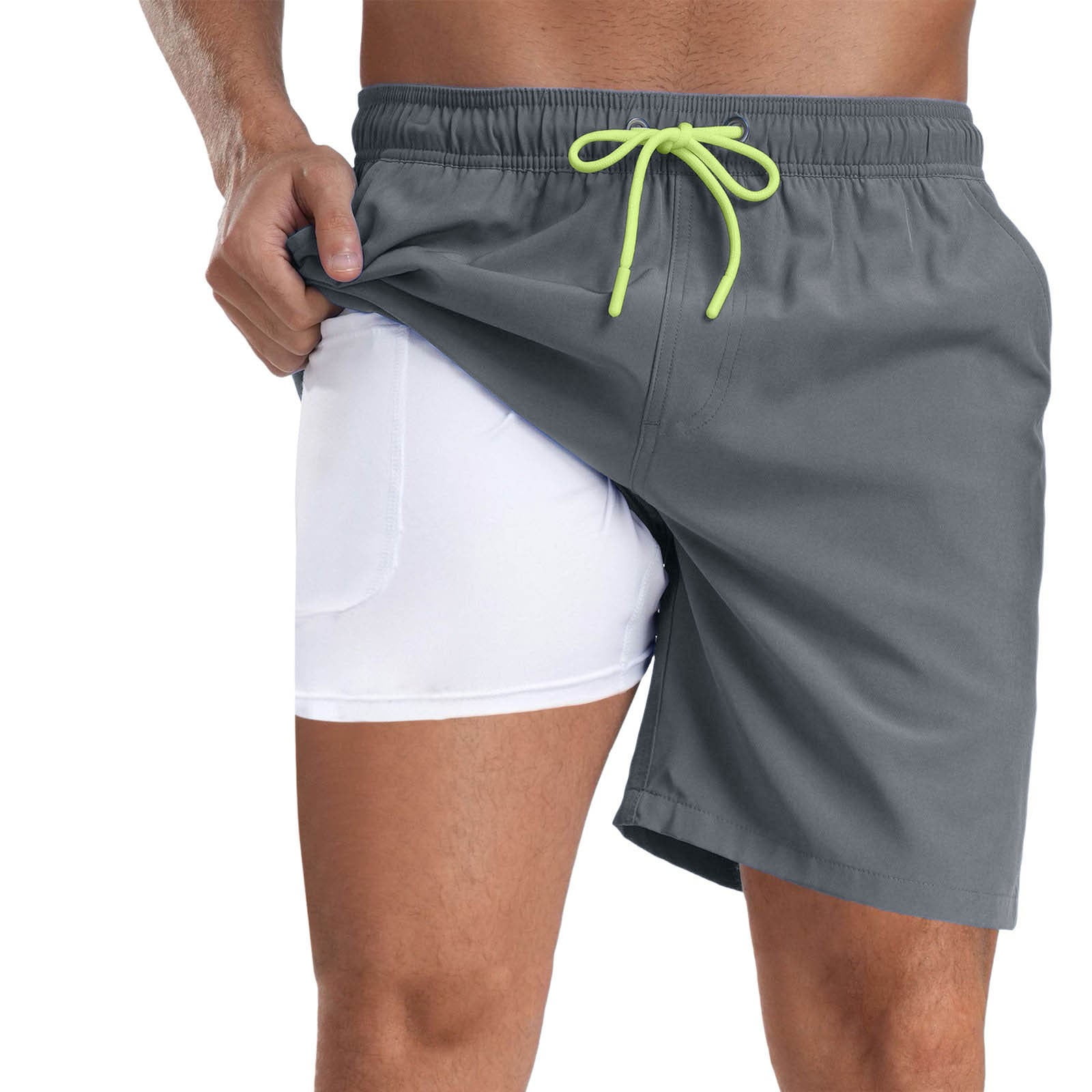 BUWTTED Mens Compression Shorts Casual Comfortable Versatile Quick Dry ...